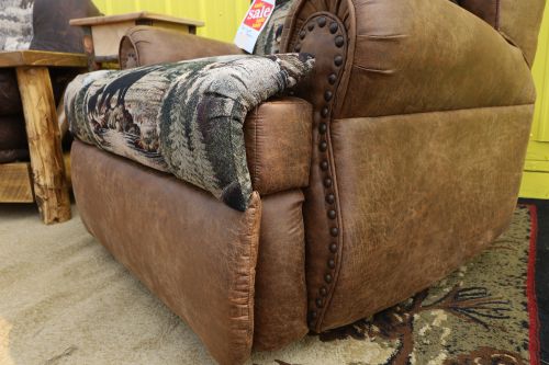 Cabin Upholstered Recliner - Cabin Living Room - Black River Furniture ...