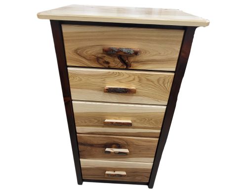 Two-Tone Hickory Lingerie Chest - Cabin Bedroom - Black River Furniture ...